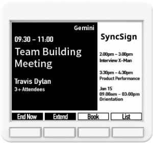 SyncSign – E-Ink Digital Signage System for Room Schedule Display