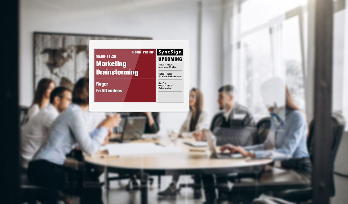 Digital Signage For Meeting Room – SyncSign